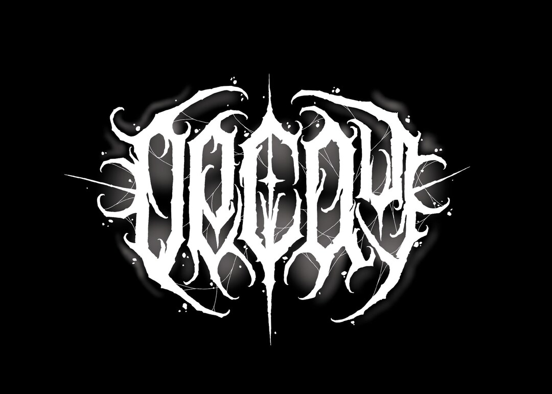 Decay Dark Lettering Art Print Gothic Wall Art Gallery Wall - Etsy