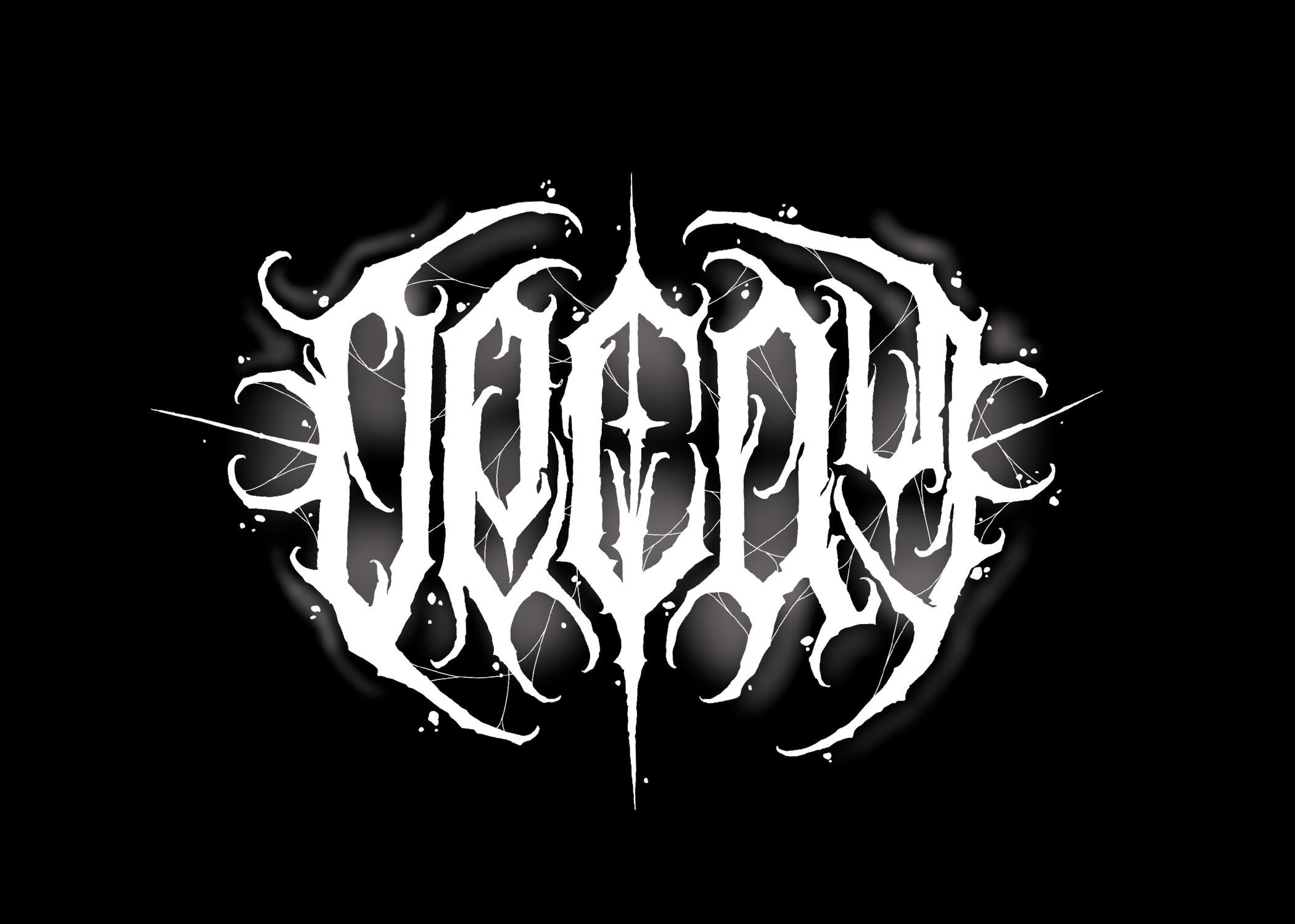 Decay Dark Lettering Art Print Gothic Wall Art Gallery Wall - Etsy