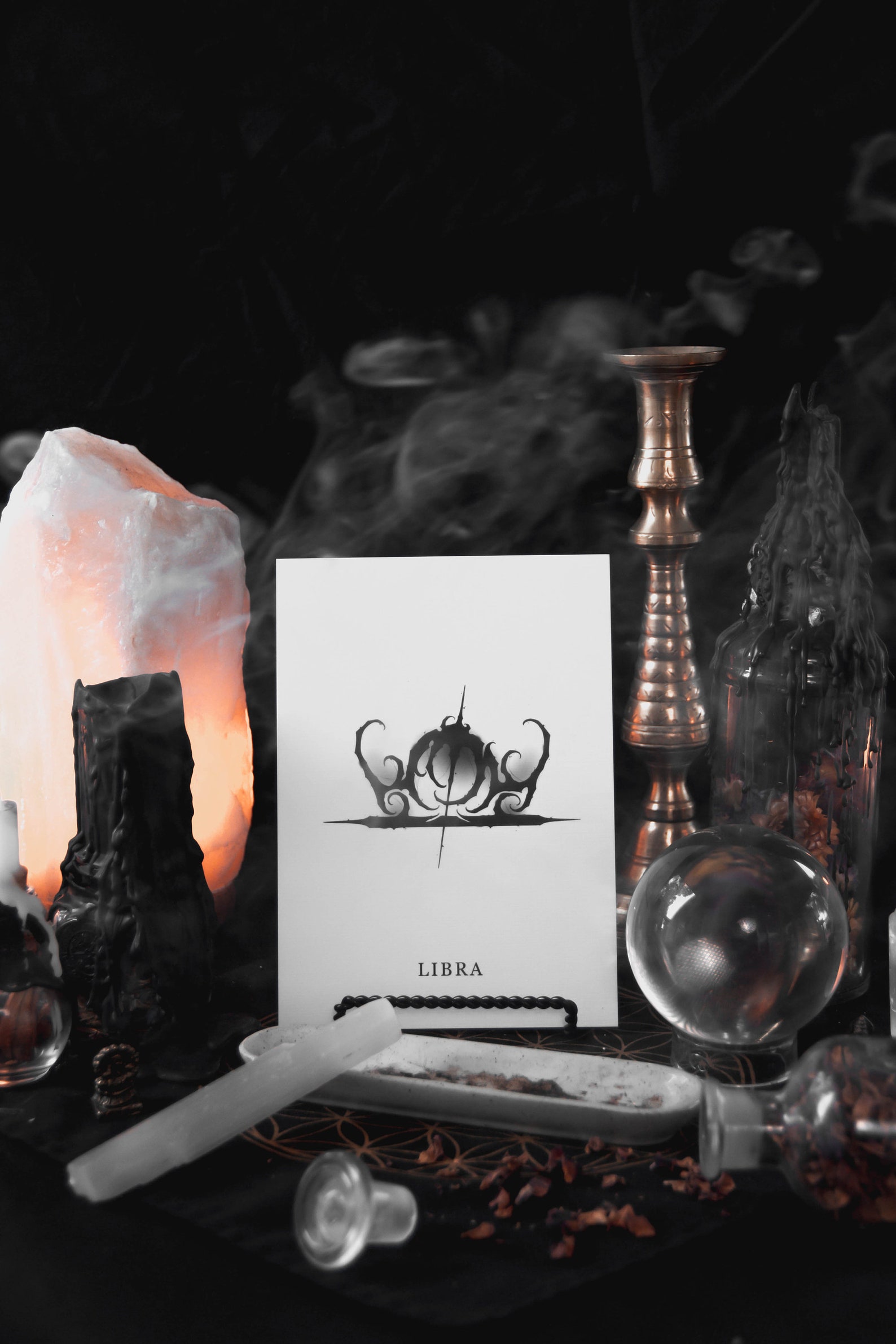 Gothic Home Decor, Libra Zodiac Sign Gift Ideas, Altar Decoration, Dark ...