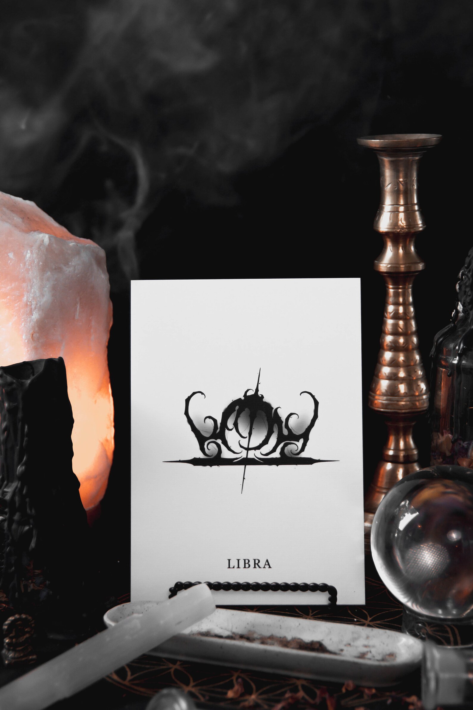Gothic Home Decor, Libra Zodiac Sign Gift Ideas, Altar Decoration, Dark ...