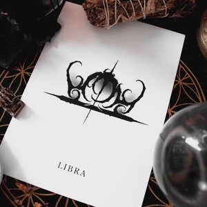 Gothic Home Decor, Libra Zodiac Sign Gift Ideas, Altar Decoration, Dark ...