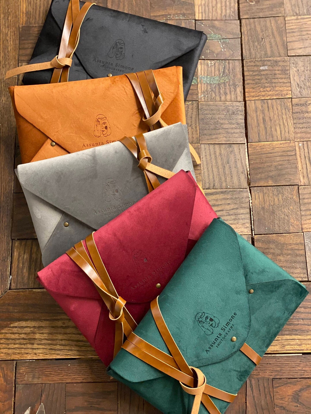 Elegant Photo Envelopes | Stripe Closing | 15x23 Cm | 6x9 in | Vegan ...