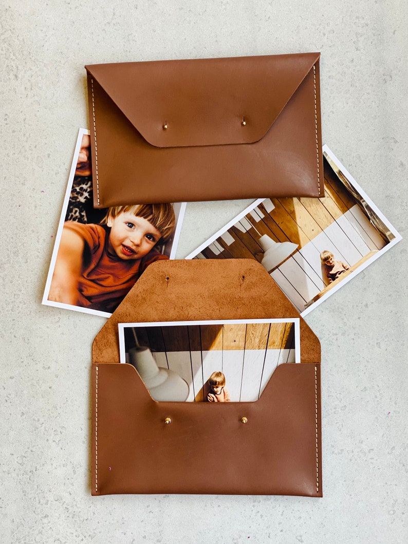 4x6 Customized Gift Leather Envelope | Heirloom for Prints | Photo ...