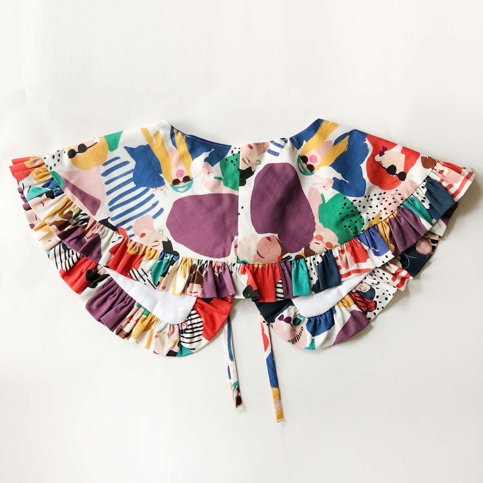 Print Cotton Removable Collar Frill Collar Detachable Frill - Etsy UK