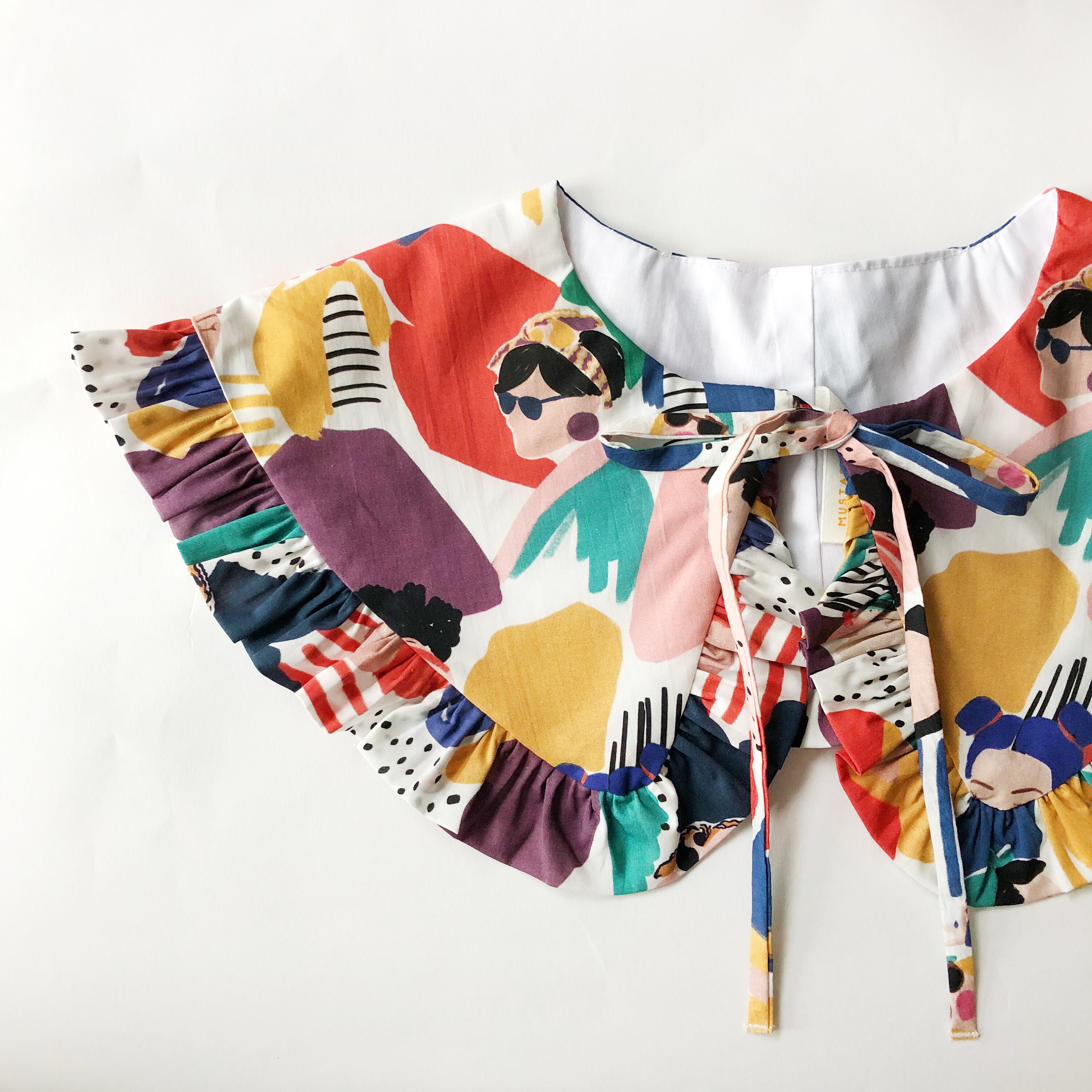 Print Cotton Removable Collar Frill Collar Detachable Frill | Etsy UK
