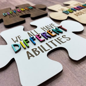 We All Have Different Abilities, Autism Awareness, Autistic, Fridge ...