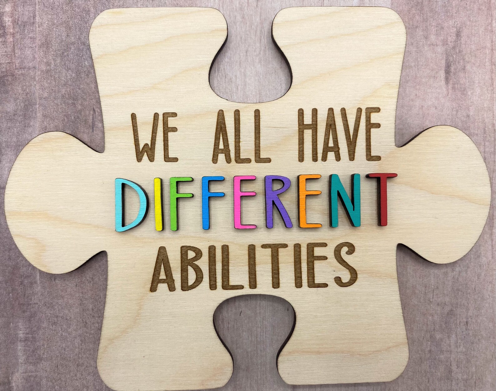 We All Have Different Abilities Autism Awareness Autistic | Etsy