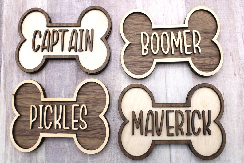 Dog Name Magnet Personalized Bone Magnet Pet Memorial Dog - Etsy