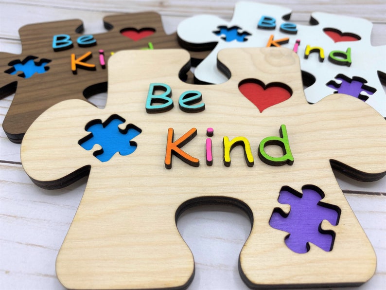 Be Kind Magnet Autism Awareness Autistic Autism Acceptance - Etsy