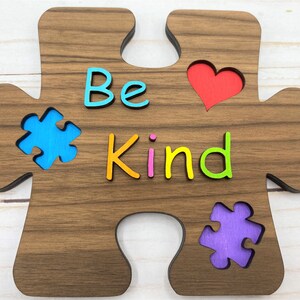 Be Kind Magnet, Autism Awareness, Autistic, Autism Acceptance, Fridge ...