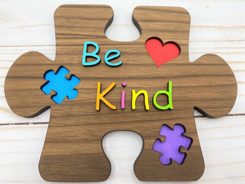 Be Kind Magnet Autism Awareness Autistic Autism Acceptance - Etsy