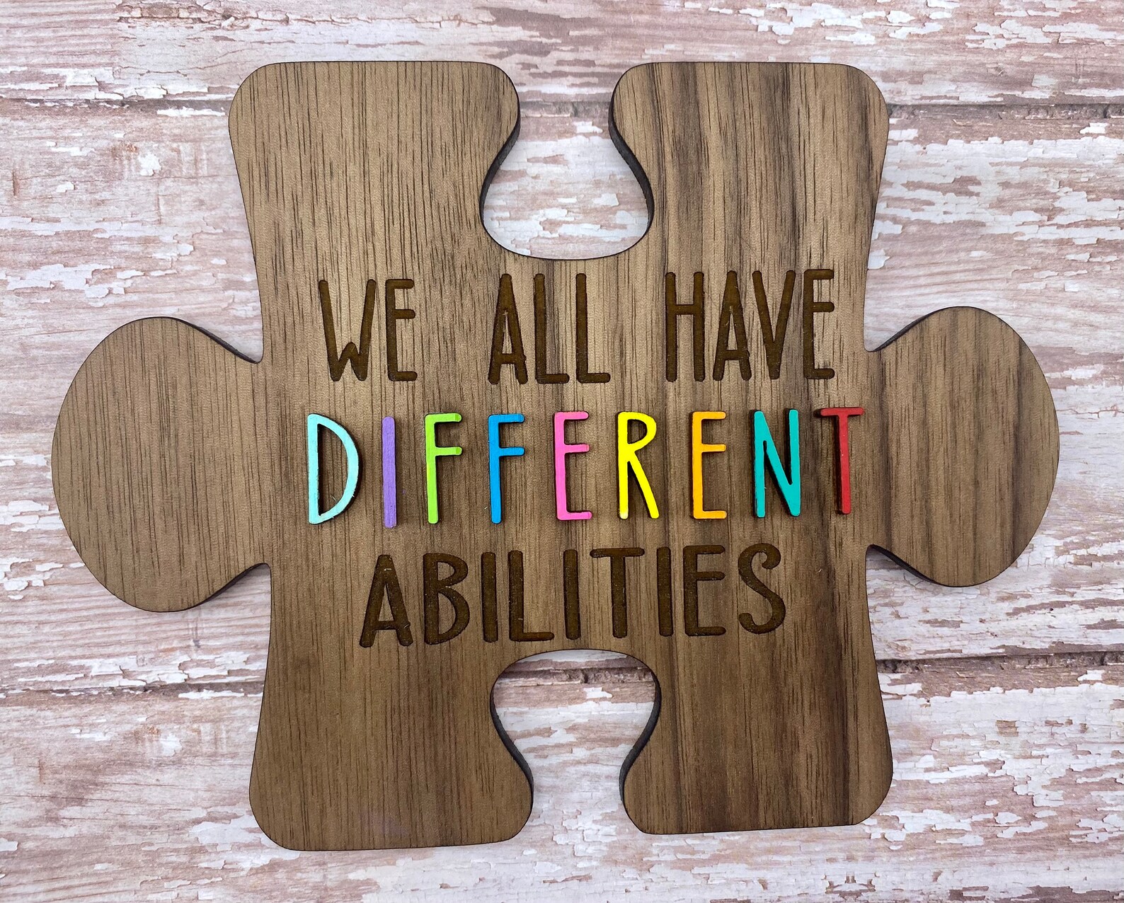We All Have Different Abilities Autism Awareness Autistic | Etsy