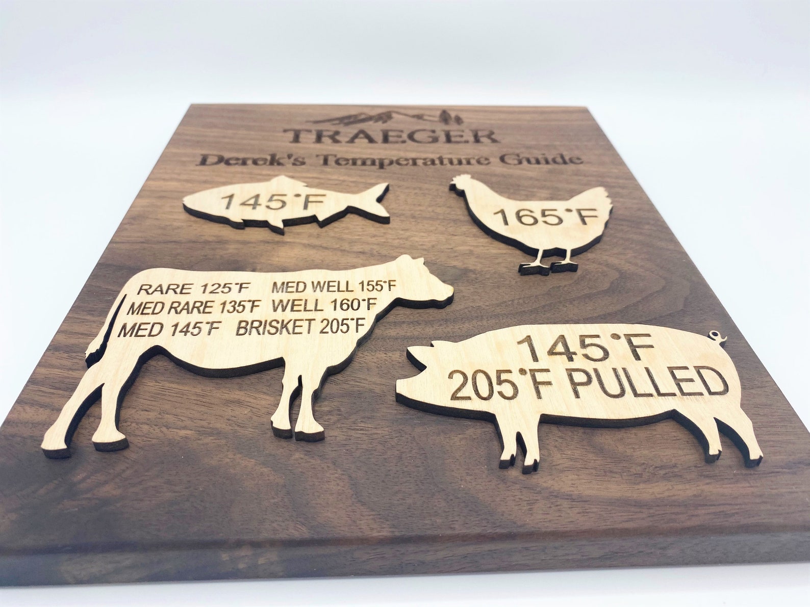 Grill Magnet Traeger Grill Magnet Meat Temperature Magnet - Etsy