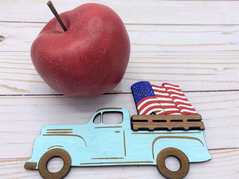 Vintage Farm Truck Magnet Fridge Magnet Interchangeable | Etsy