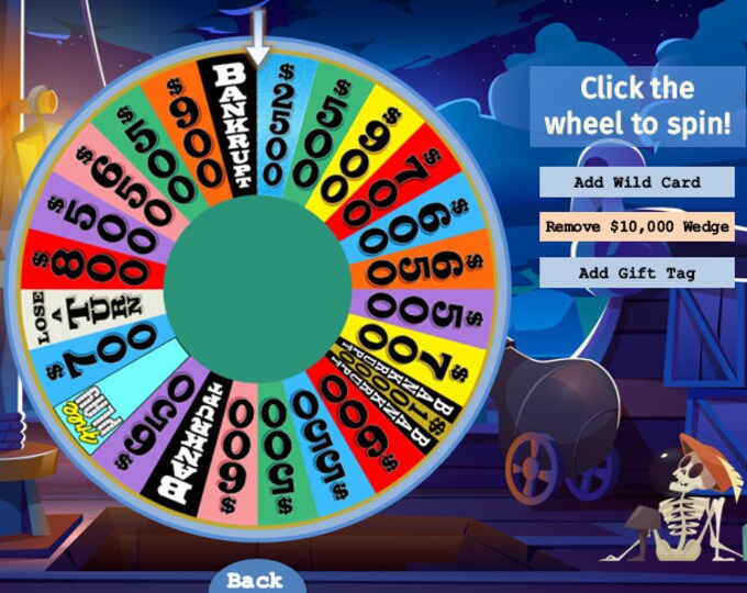 Virtual Party Wheel Style Game Customizable Powerpoint Game PC & Zoom ...