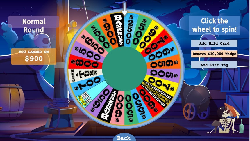 Free Wheel Of Fortune Powerpoint Game Template