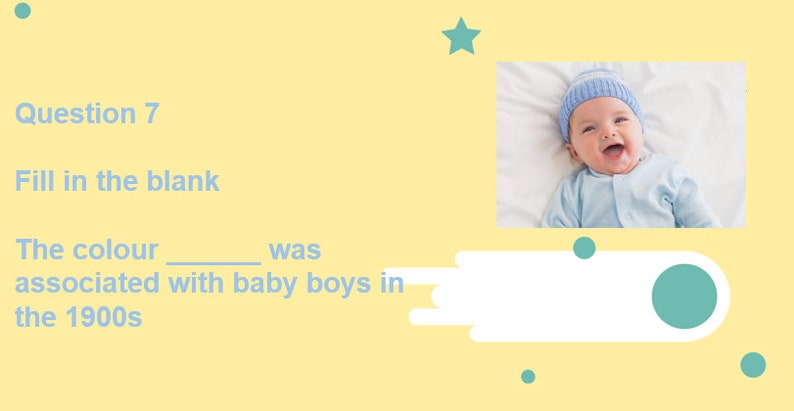 Baby Shower Trivia Game Virtual Baby Shower Virtual Quiz | Etsy
