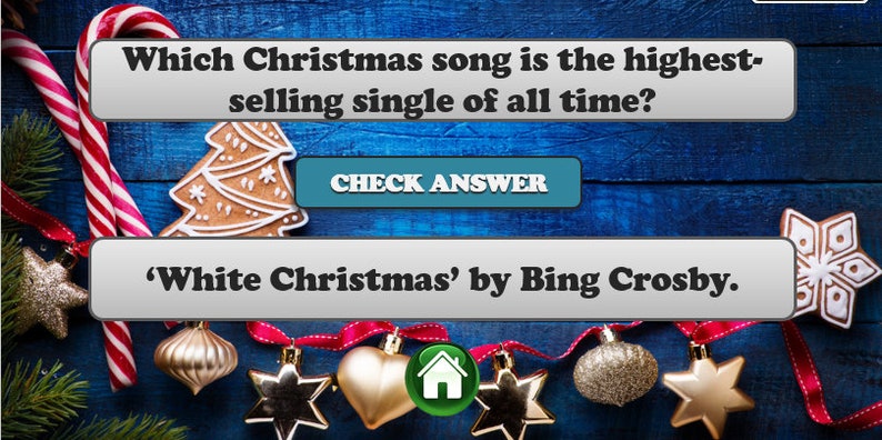 Christmas Jeopardy With Scoreboard Fun Christmas Trivia - Etsy