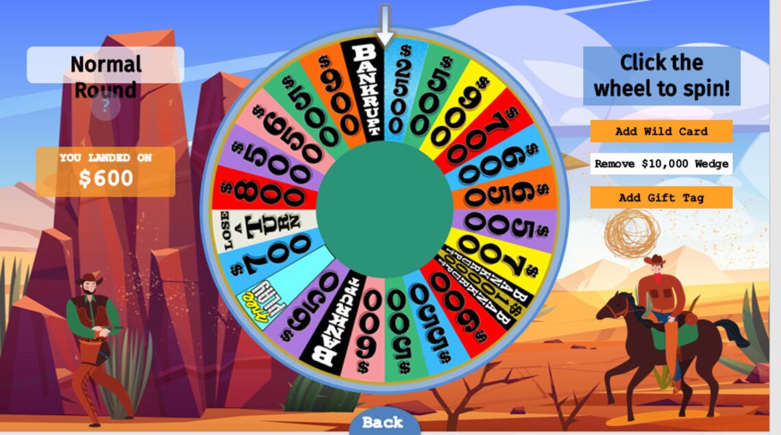 Virtual Party Wheel Style Game Customizable Powerpoint Game PC | Etsy
