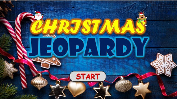 Virtual Holiday Party Games Christmas Jeopardy With Scoreboard | Etsy