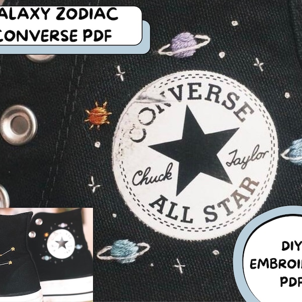 Galaxy Converse - Etsy
