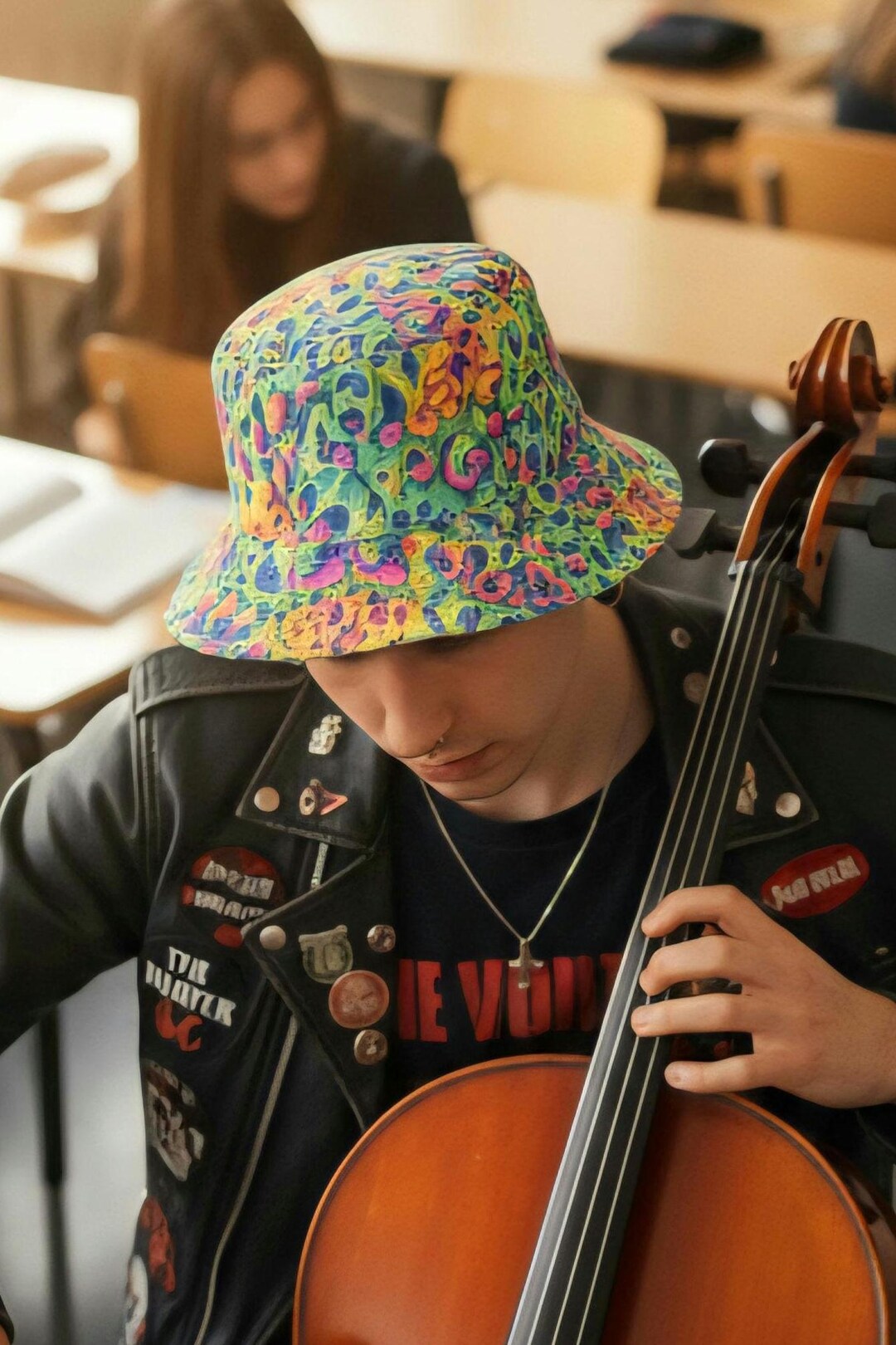 Mind Melting Visuals Bucket Hat, Trendy Statement Accessory - Etsy