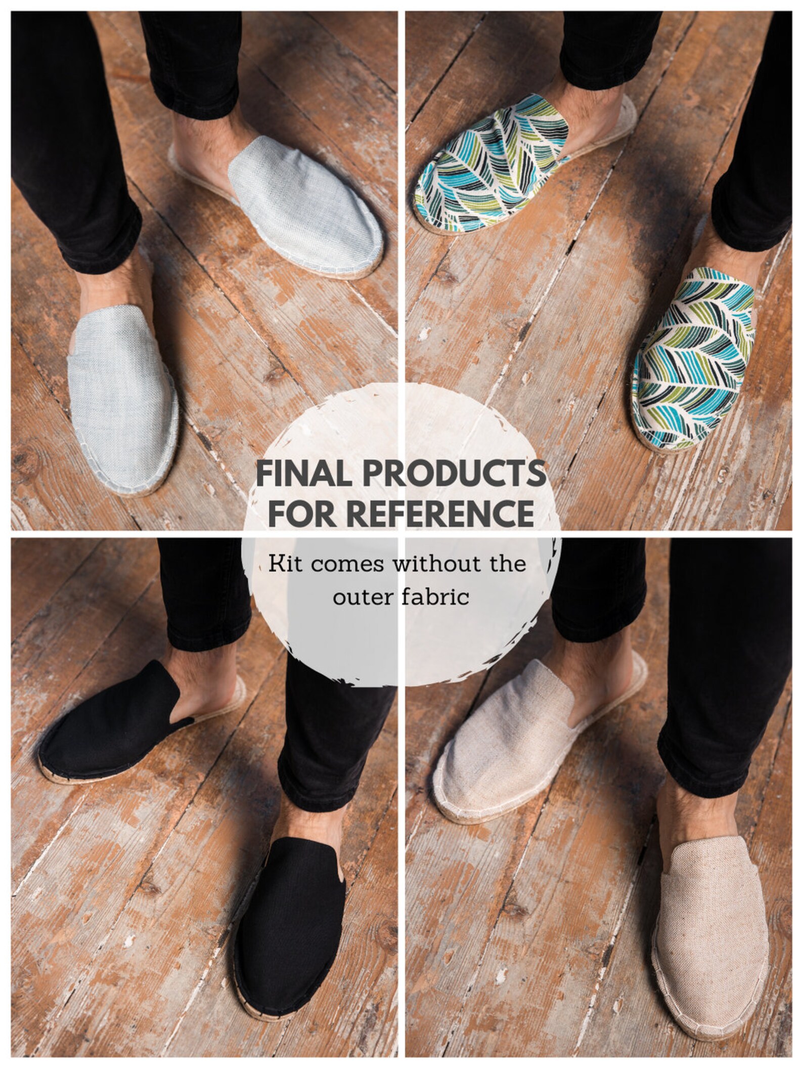 Printable Mules Pattern Men_diy_download Espadrille Mules | Etsy