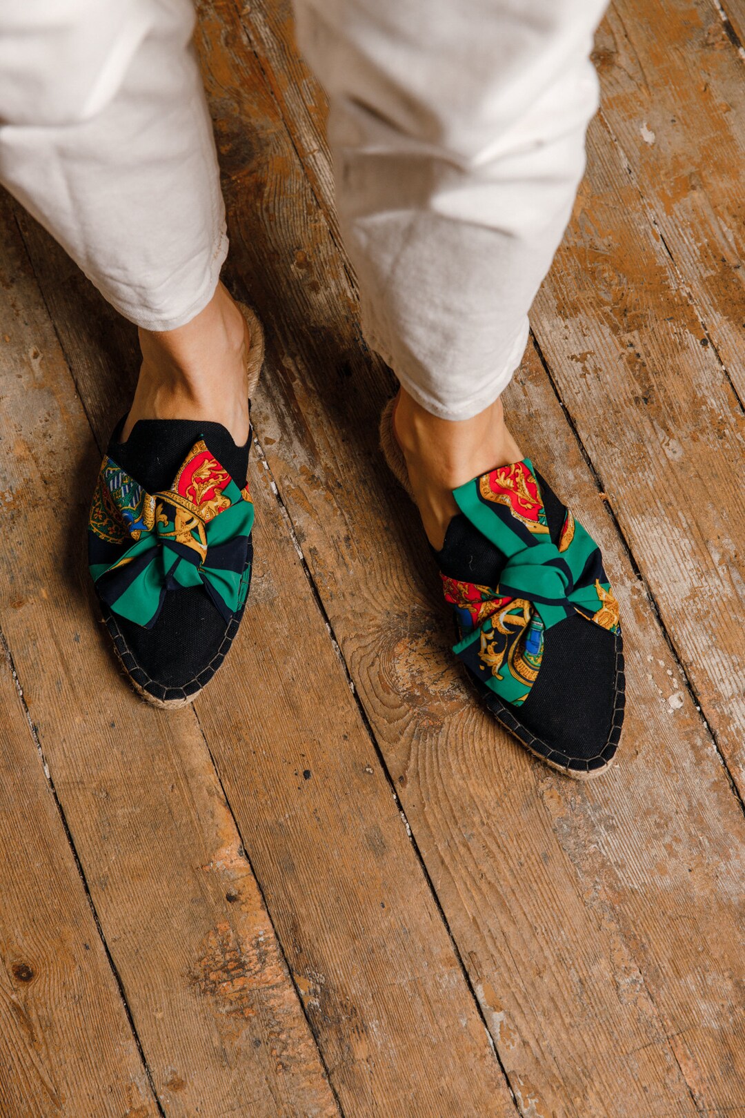 Pointed Toe Espadrilles Mules DIY Kit: Custom Black Mules Women_diy Kit ...