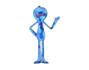 Mr Meeseeks Sticker - Etsy
