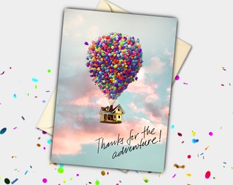 Pixar up Card | Etsy