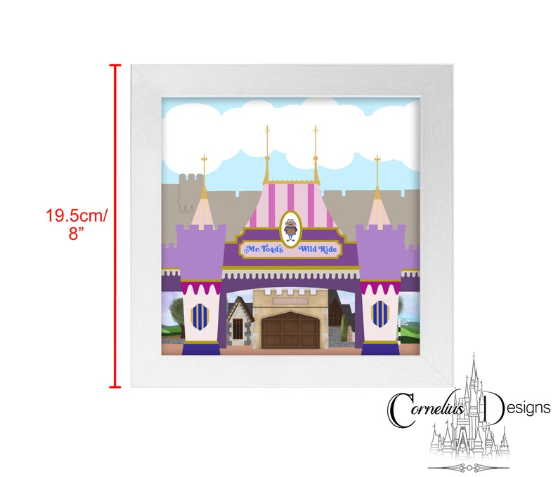 Walt Disney Worlds Mr Toads Wild Ride Handmade Shadow Box - Etsy