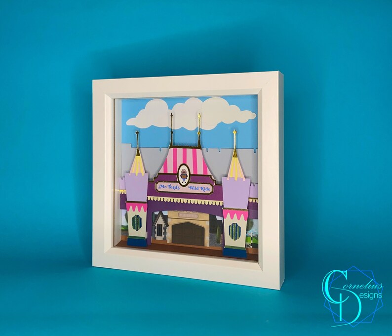 Walt Disney Worlds Mr Toads Wild Ride Handmade Shadow Box - Etsy