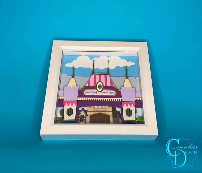 Walt Disney Worlds Mr Toads Wild Ride Handmade Shadow Box - Etsy