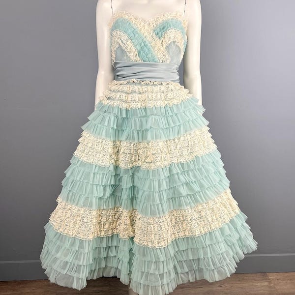 1950s Prom Dress - Etsy