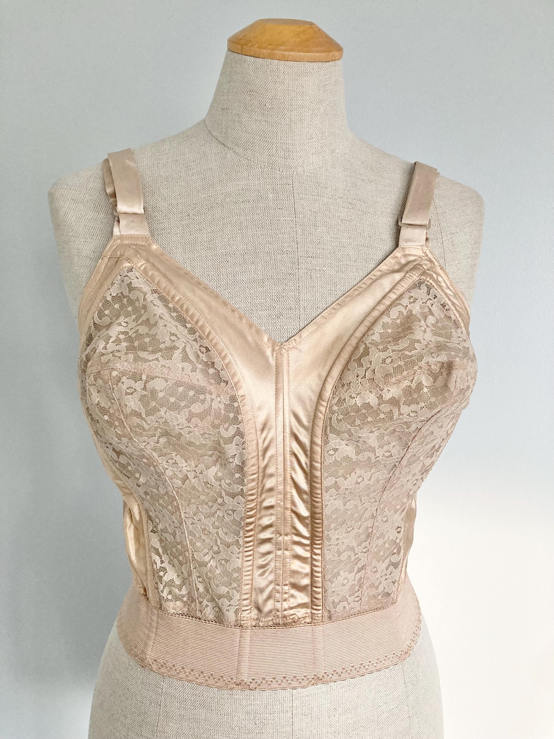 1960s Lady Marlene Long Line Bra Size 36D - Etsy