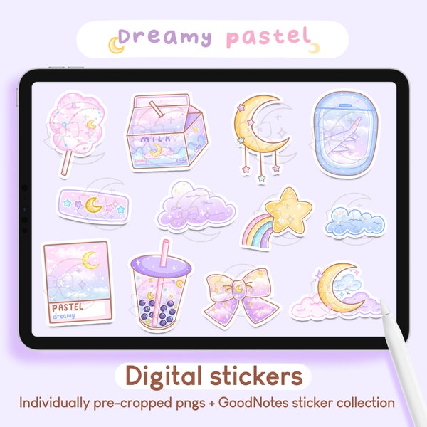 Cosy Bookshop Sticker Sheet Books, Reading, Pastel, Vintage, Cute ...