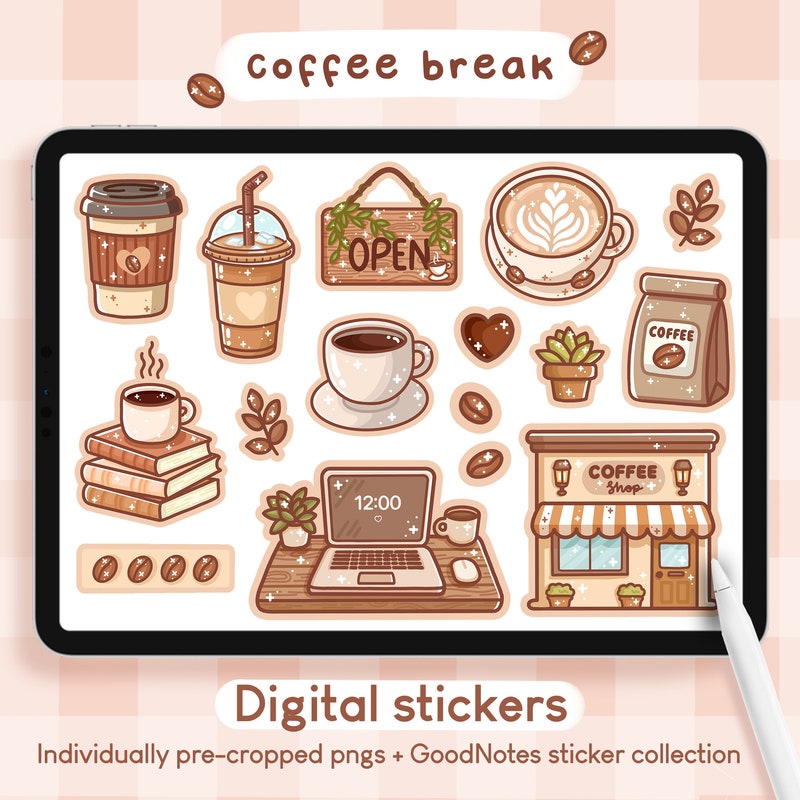 Coffee Planner Stickers - Etsy