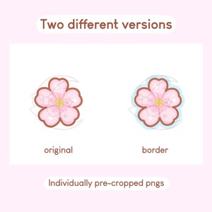 Sakura Spring Stickers | Goodnotes Digital Planner Cute Kawaii Japanese ...
