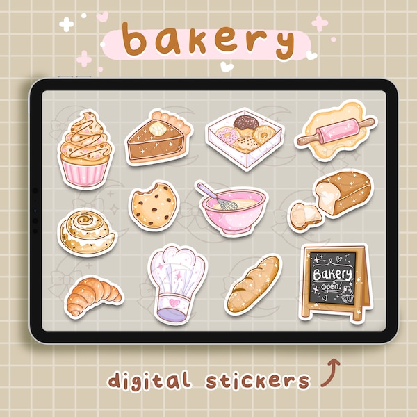 Kawaii Cake Stickers - Etsy