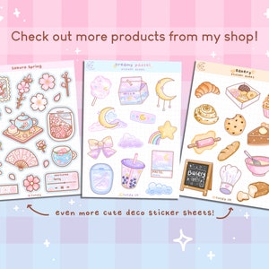 Ramadan Sticker Sheet - Islamic, Prayer, Cute, Kawaii, Moon, Muslim ...