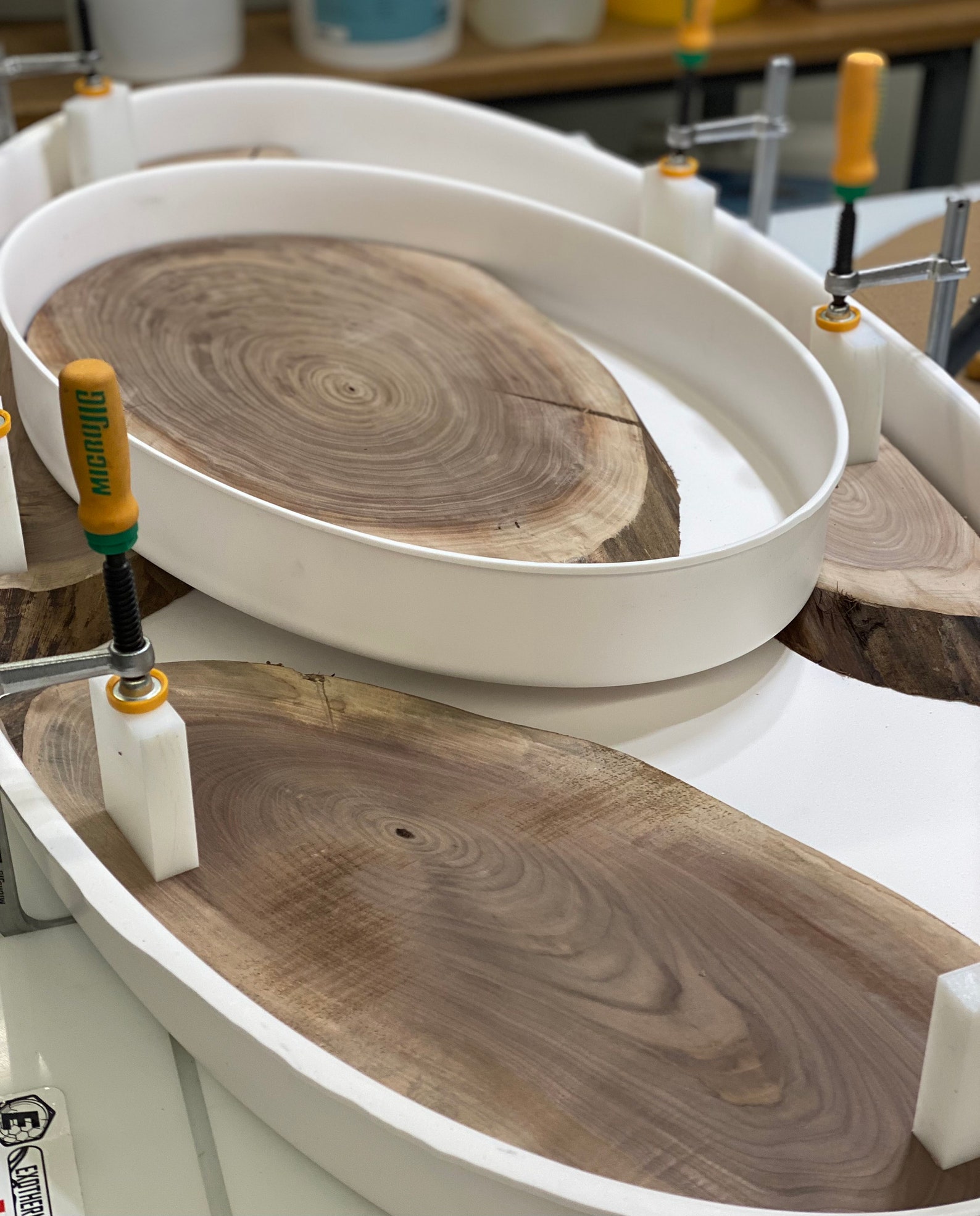 OVAL Vacuum Forms Reusable Epoxy Molds - Etsy