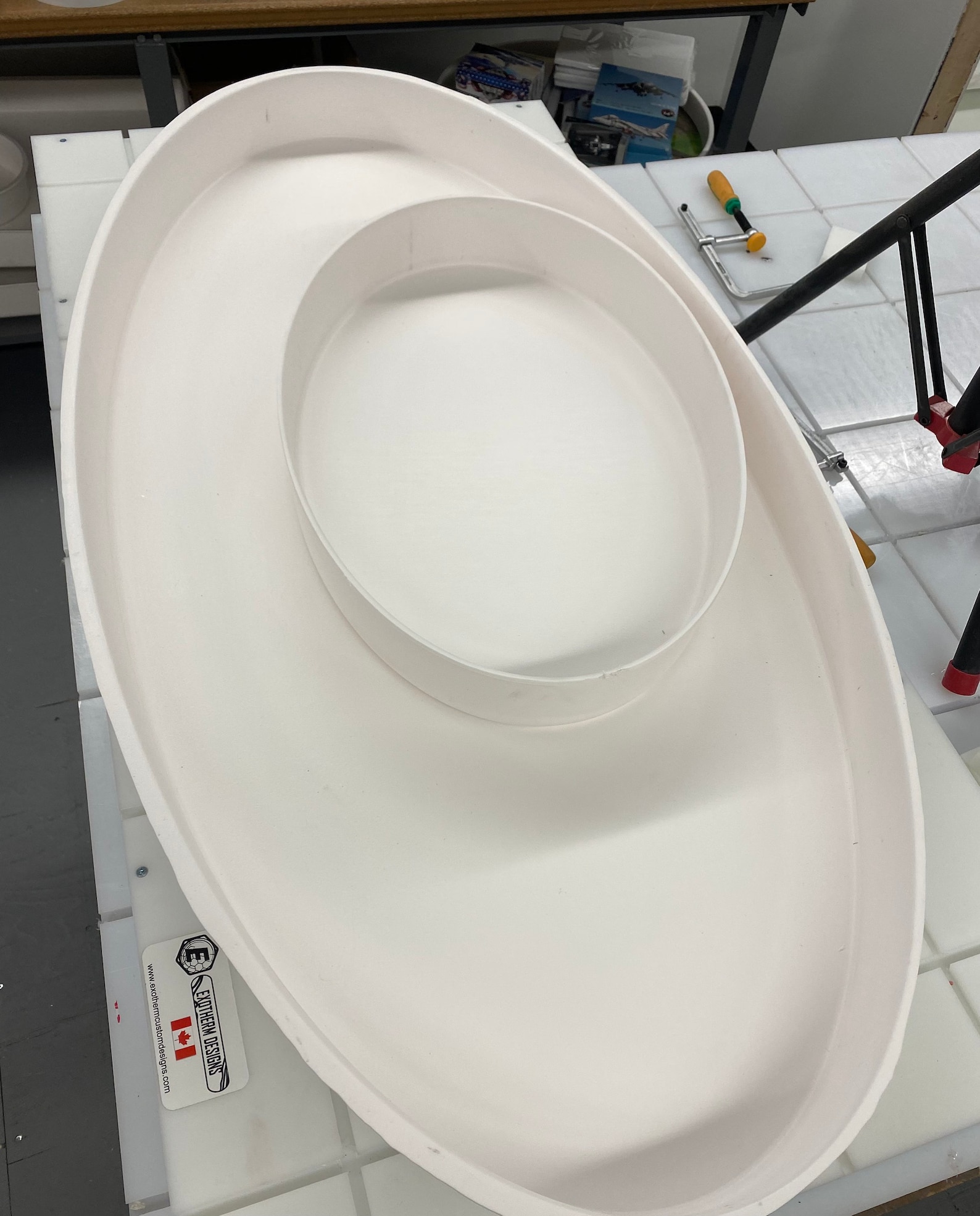 OVAL Vacuum Forms Reusable Epoxy Molds - Etsy