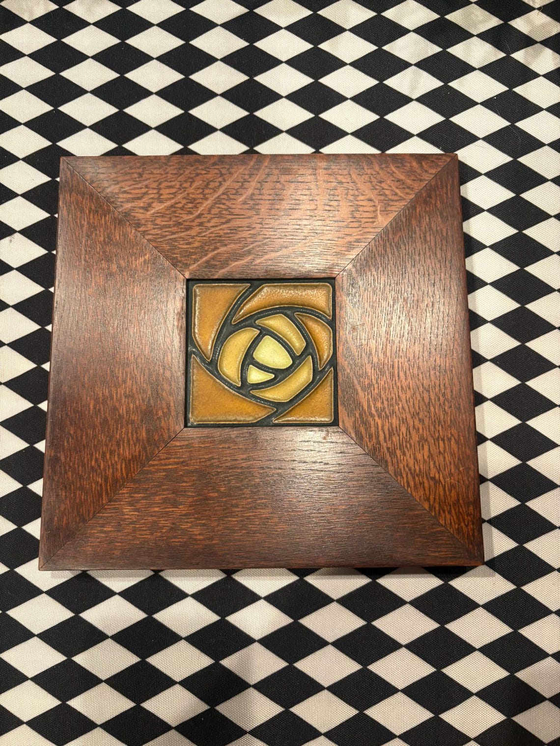 Dard Hunter Motawi Rose Tile - 4x4 - Etsy