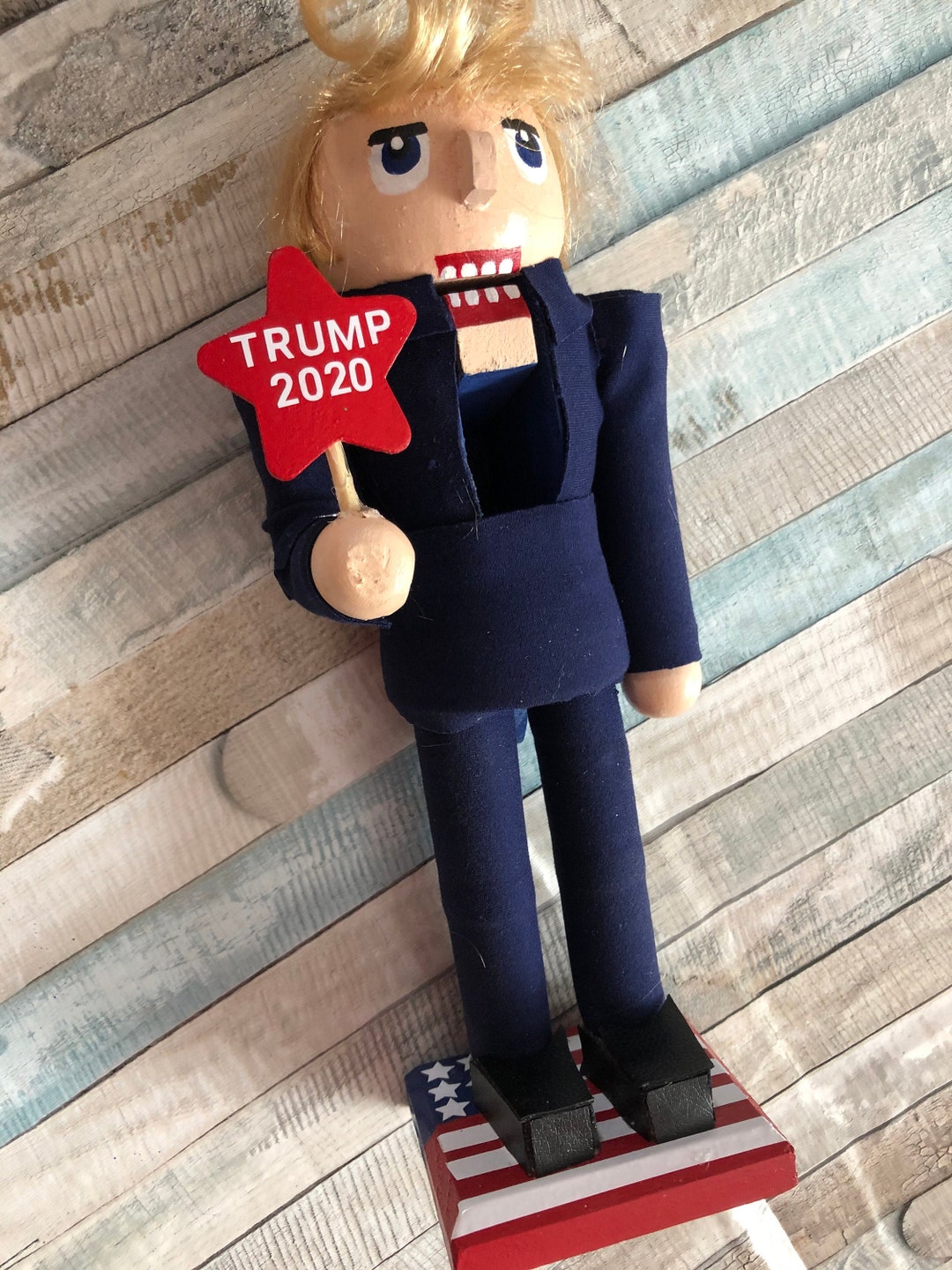 Ready to Ship Donald Trump 2020 Custom Made Nutcracker. - Etsy