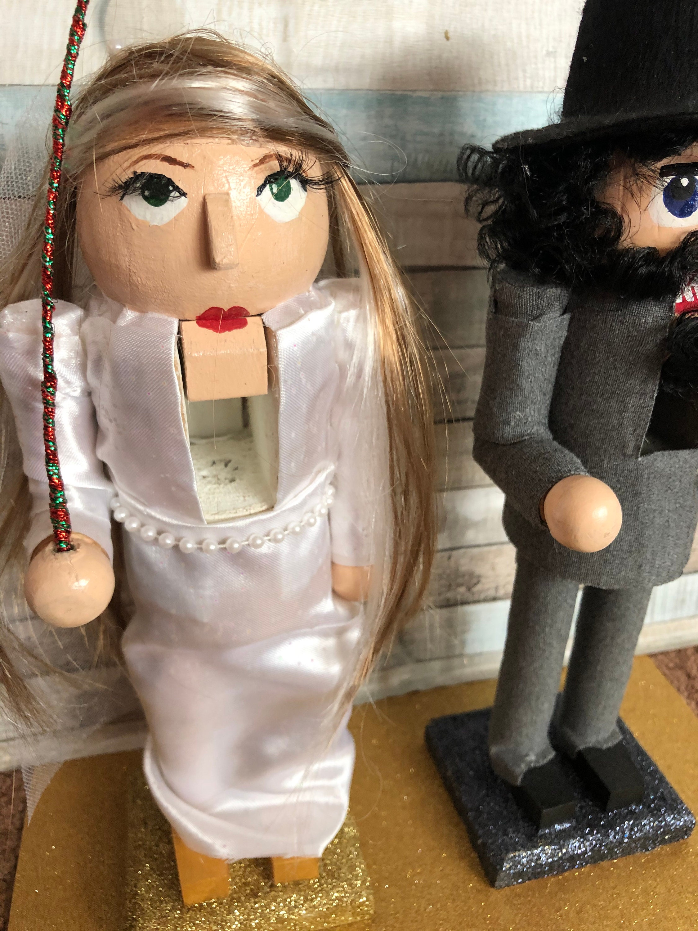 Custom Personalized Bride and Groom Nutcracker Wedding Gift | Etsy