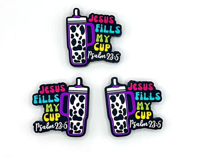 Jesus Fills My Cup EXCLUSIVE Silicone Focal Bead/religious Focal Bead ...