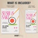 Sushi & Sake Dinner Party Invitation Template Sushi Marking Party ...