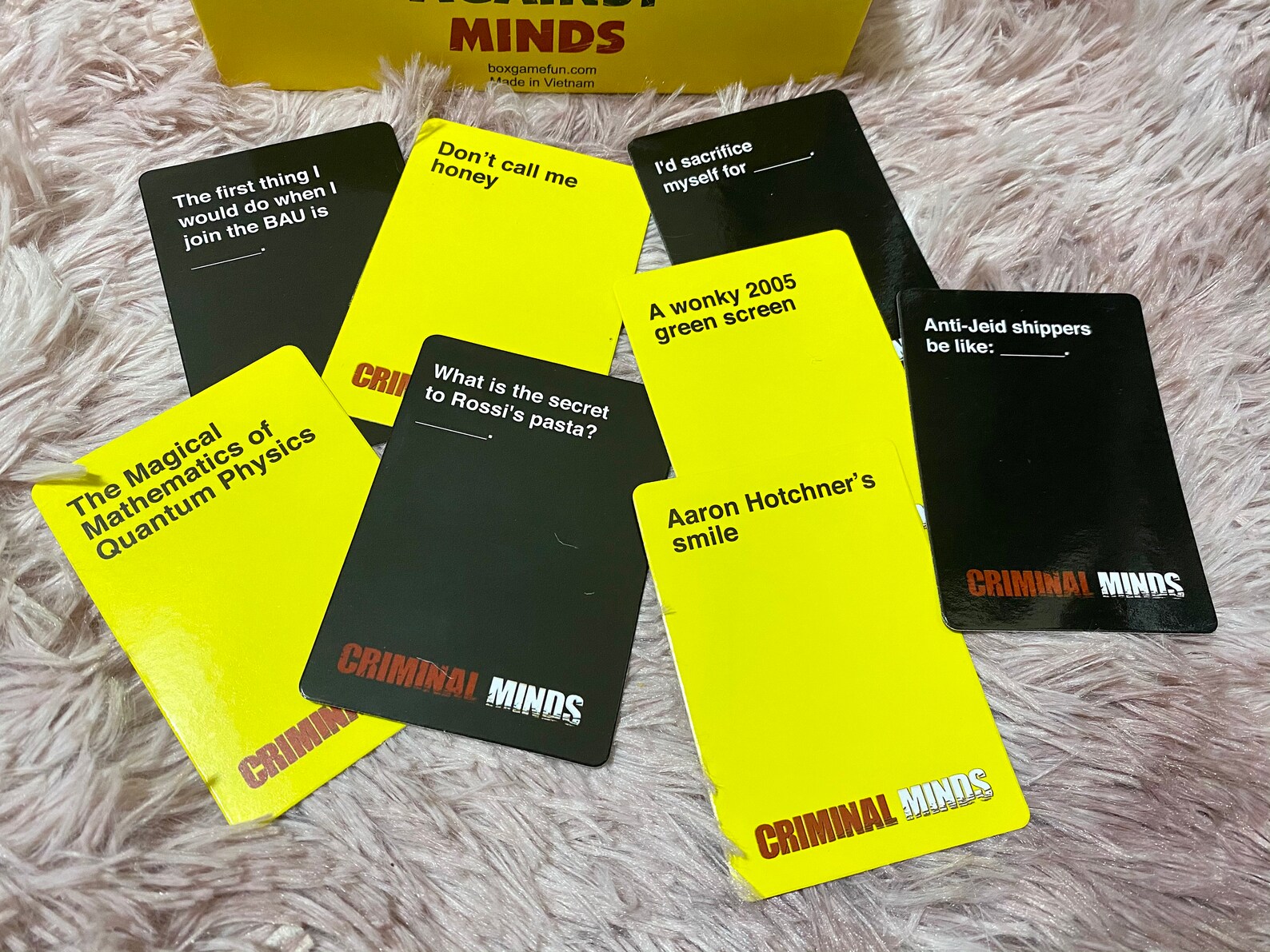 Game Against MINDS - Criminal Minds Card Game the Best Game for BAU ...