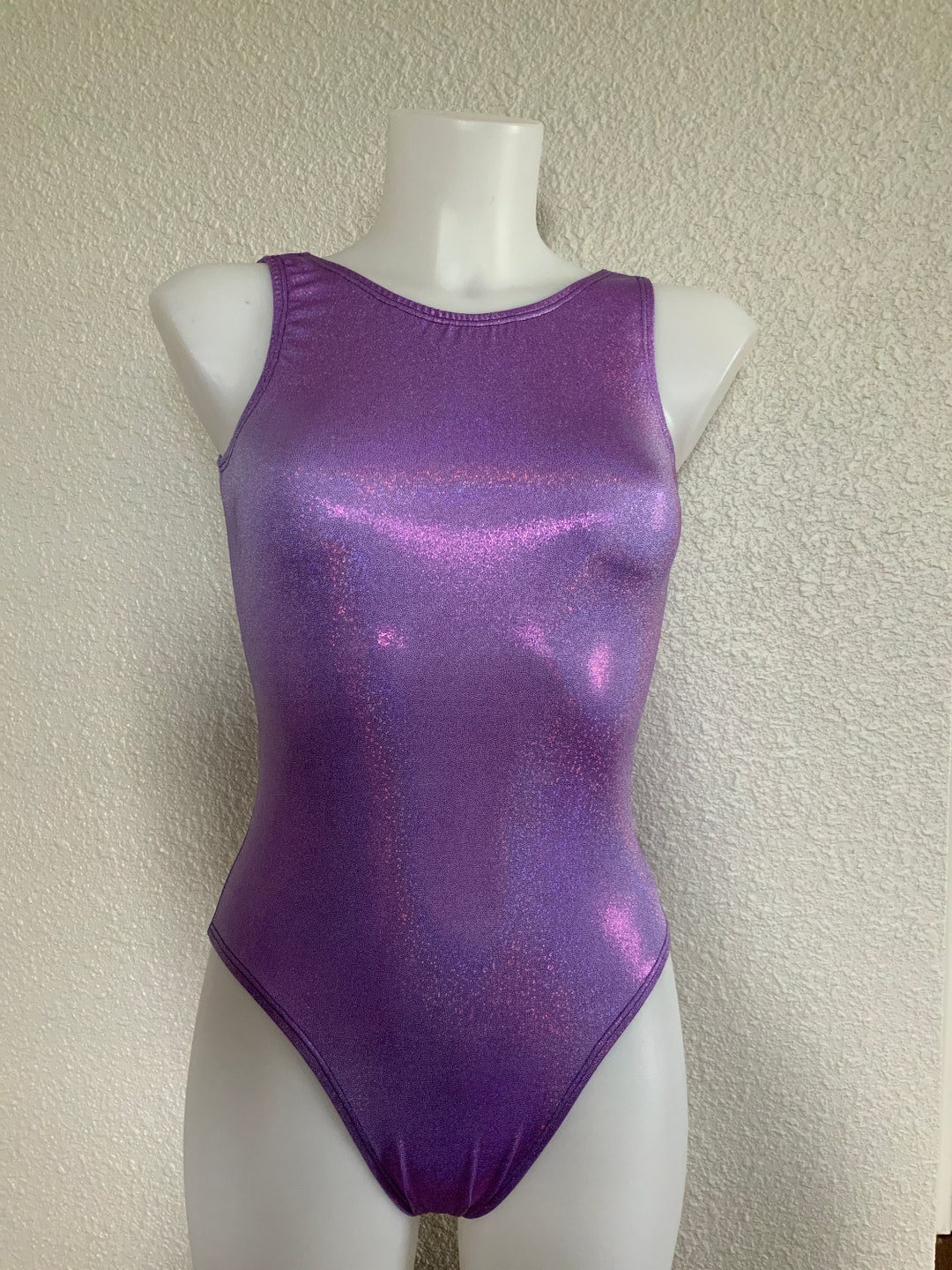 Red Monkey Gymnastic Leotard Metallic Lilac - Etsy