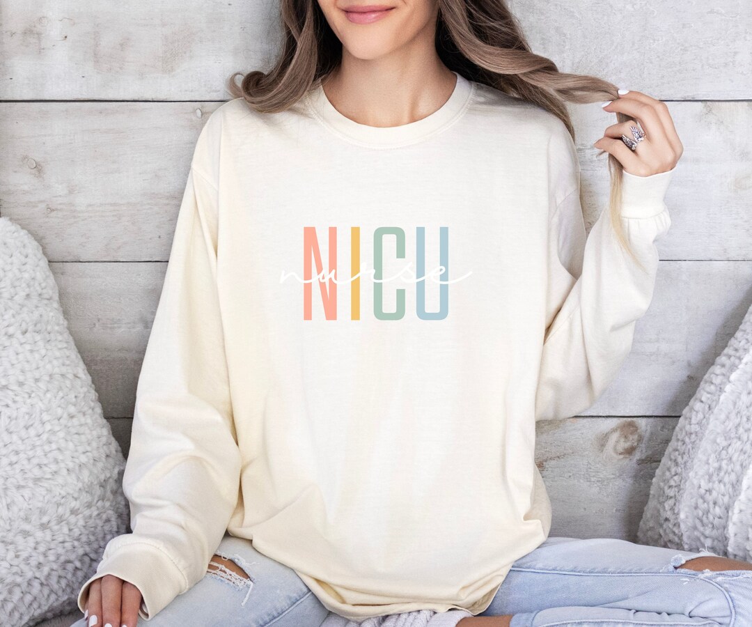 NICU Nurse Custom Colors Tee Shirt. - Etsy